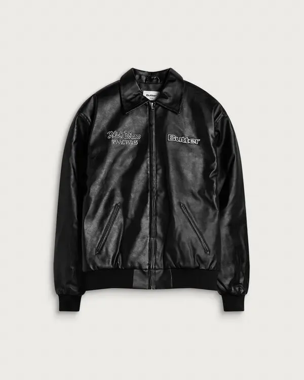 BUTTER GOODS Isaac Hayes Bomber Jacket In | Size: | 100% Nylon | End Clothing - Black
