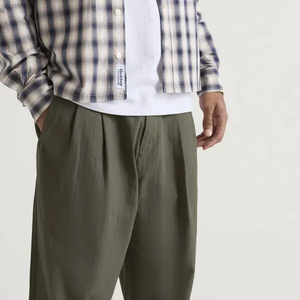BUTTER GOODS Pleated Trousers