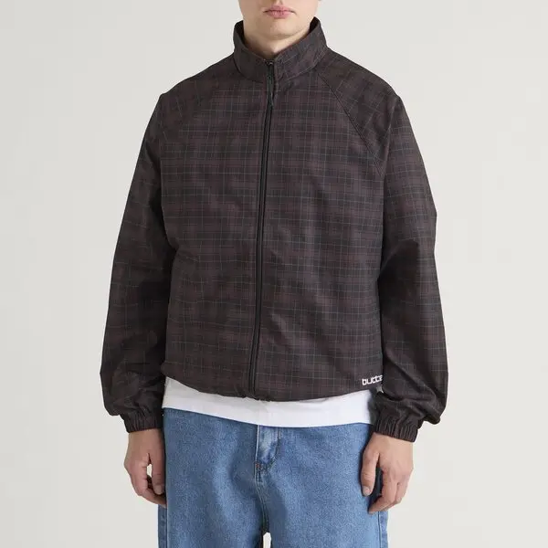 BUTTER GOODS Plaid Nylon Jacket