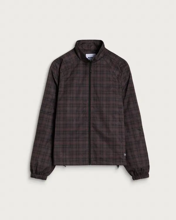 BUTTER GOODS Plaid Nylon Jacket In | Size: | Polyester/nylon | End Clothing - Burgundy