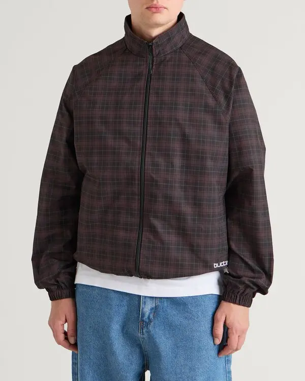 BUTTER GOODS Plaid Nylon Jacket In | Size: | Polyester/nylon | End Clothing