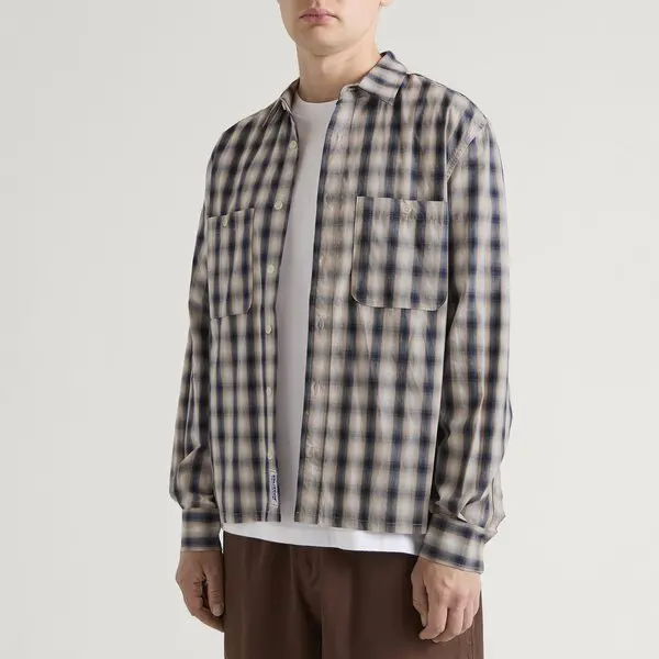 BUTTER GOODS Shadow Plaid Shirt