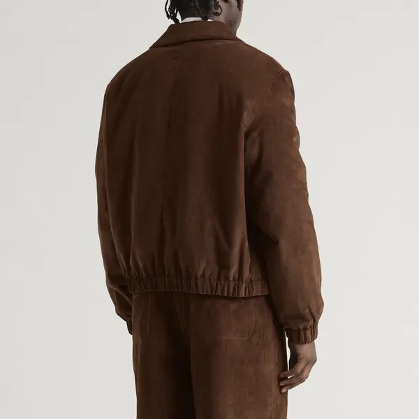 AMI Paris Fine Corduroy Adc Padded Zipped Jacket