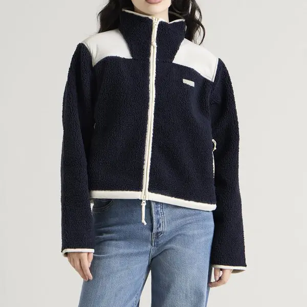 SKIMS Teddy Boxy Zip Up Jacket