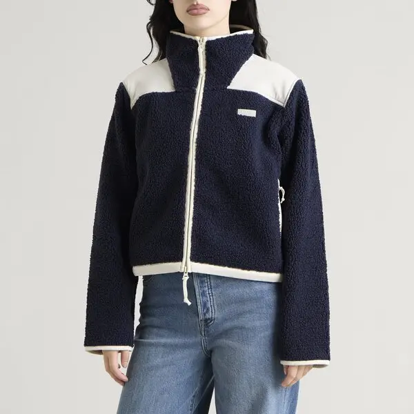 SKIMS Teddy Boxy Zip Up Jacket