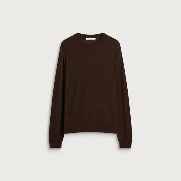 Studio Nicholson Piccoslim Fit Crew Neck - Chestnut