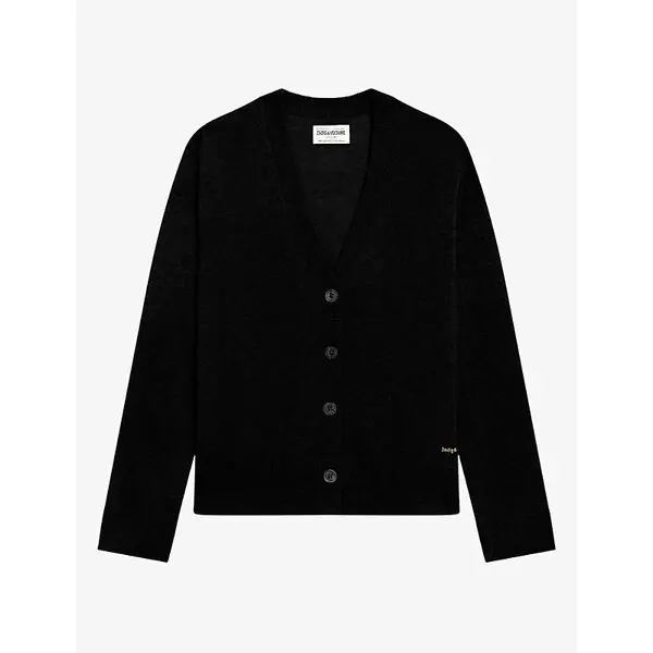 Zadig&Voltaire Mirkaz V-neck Cashmere Cardigan - Black