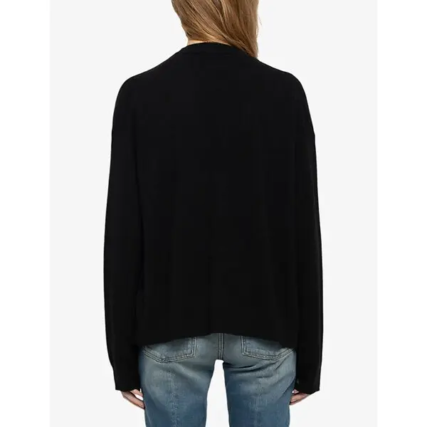 Zadig&Voltaire Mirkaz V-neck Cashmere Cardigan - Black