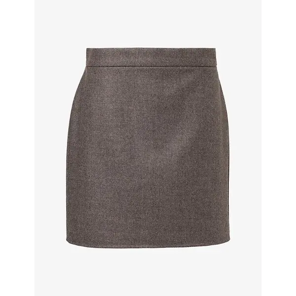 Max Mara Double Wool Mini Skirt