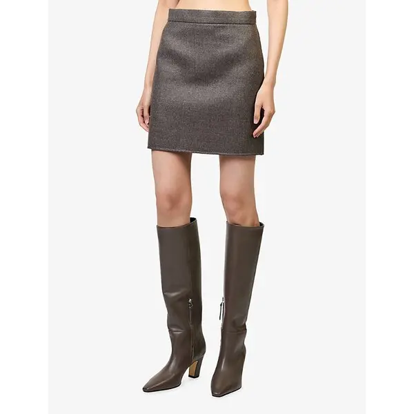 Max Mara Double Wool Mini Skirt