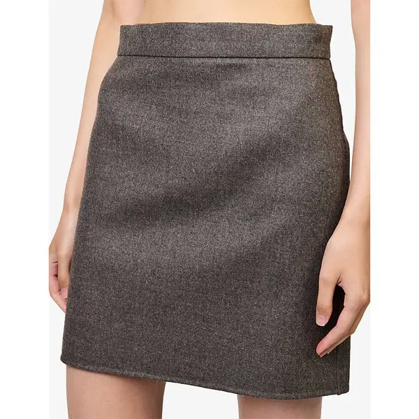 Max Mara Double Wool Mini Skirt