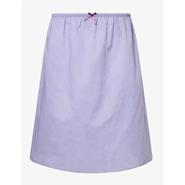 DEIJI STUDIOS Basic Cotton Mini Skirt