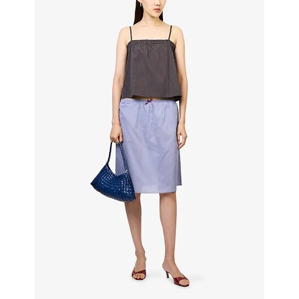 DEIJI STUDIOS Basic Cotton Mini Skirt