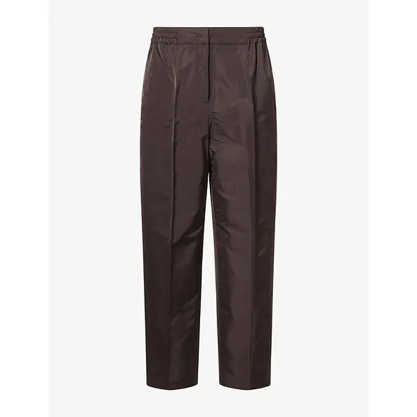Max Mara Straight-leg Silk-blend Trousers