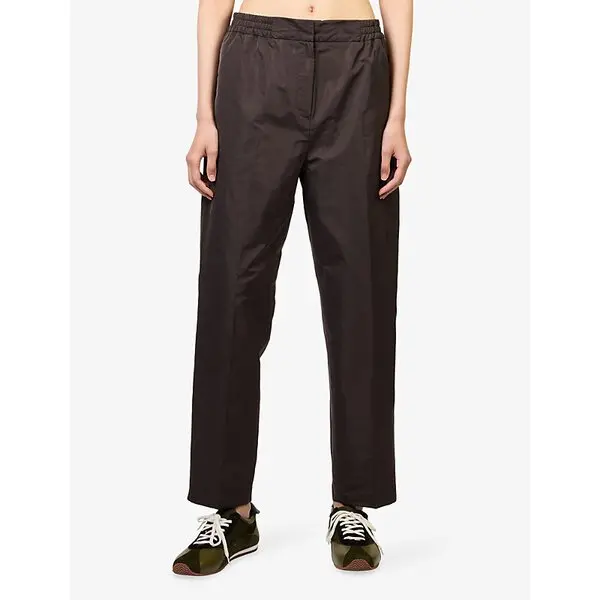 Max Mara Straight-leg Silk-blend Trousers
