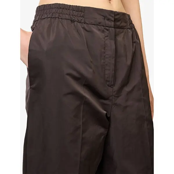 Max Mara Straight-leg Silk-blend Trousers