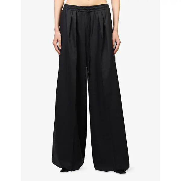 Max Mara Wide-leg Wool Trousers