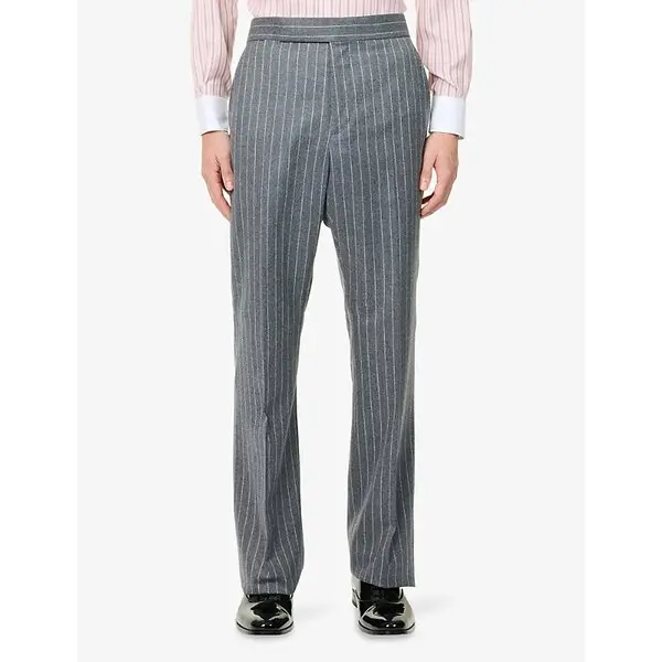 TOM FORD Pinstripe Suit Wool Trousers