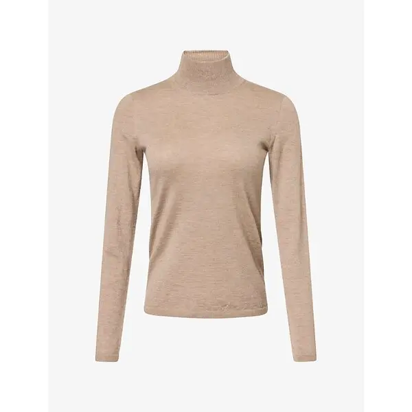 Max Mara Polo Neck Cashmere Knit Jumper