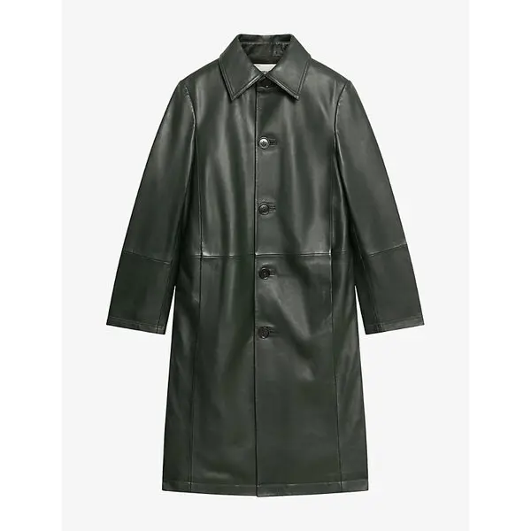 Zadig&Voltaire Mentlyr Collared Leather Coat