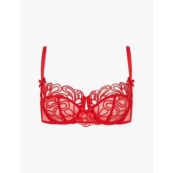 Agent Provocateur Nelle Balconette Underwi Tulle Bra