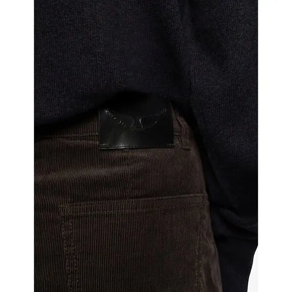 Zadig&Voltaire Jaimy Corduroy-textured Stretch-cotton Mini Skirt