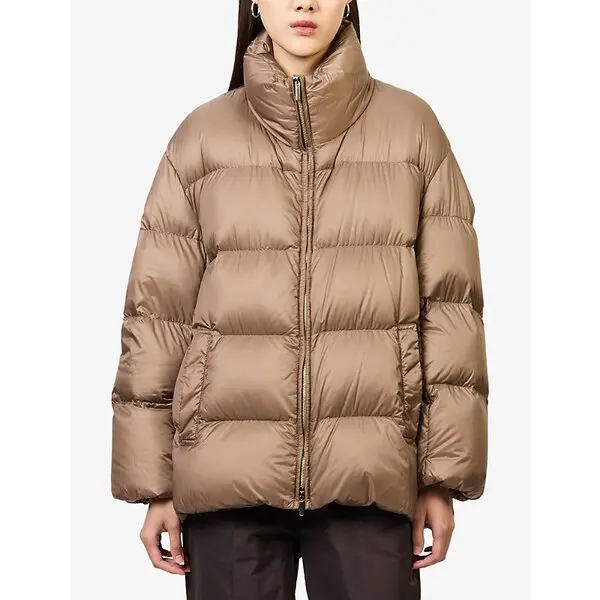 Max Mara Oversized Nylon-down Jacket
