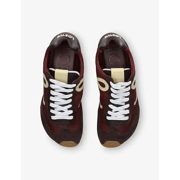 Loewe Ballet Runner 2.0 Suede Trainers - Red Comb