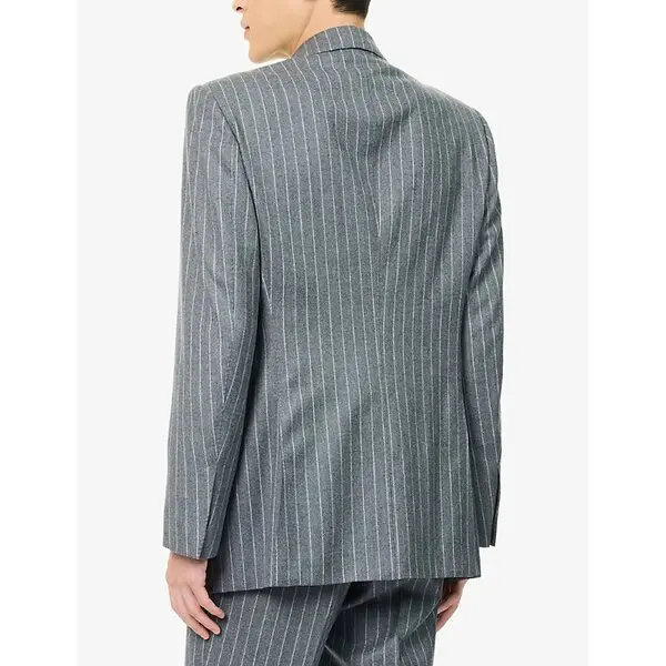 TOM FORD Pinstripe Single-breasted Suit Wool Blazer