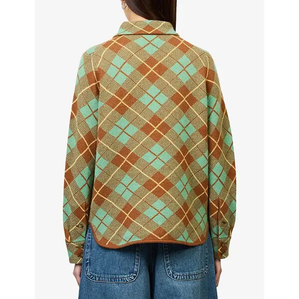 Guest In Residence Dylan Plaid Cashmere Shirt