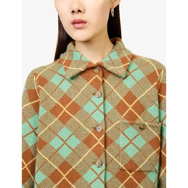 Guest In Residence Dylan Plaid Cashmere Shirt