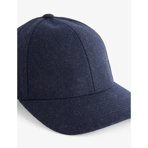 VARSITY HEADWEAR Legacy Structured Wool Baseball Cap - Dark Navy