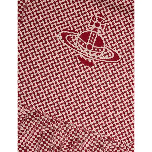 VIVIENNE WESTWOOD Checkmate Wool Scarf