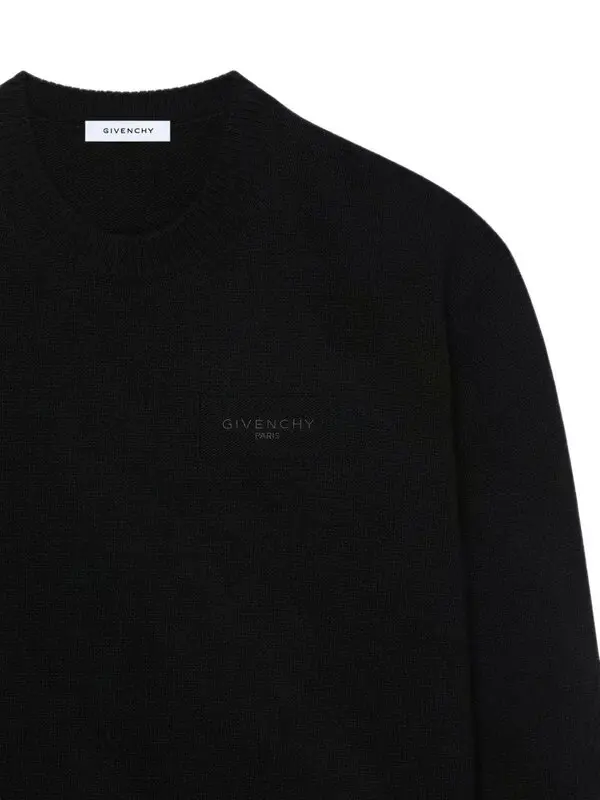 Givenchy Couture Seam Sweater In Wool And Cashmere