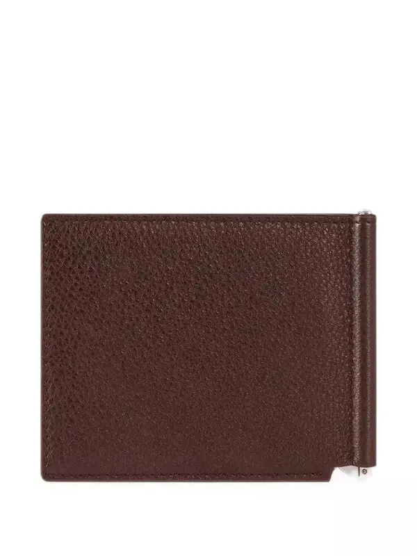 Givenchy Wallet In Grained Leather With Clip