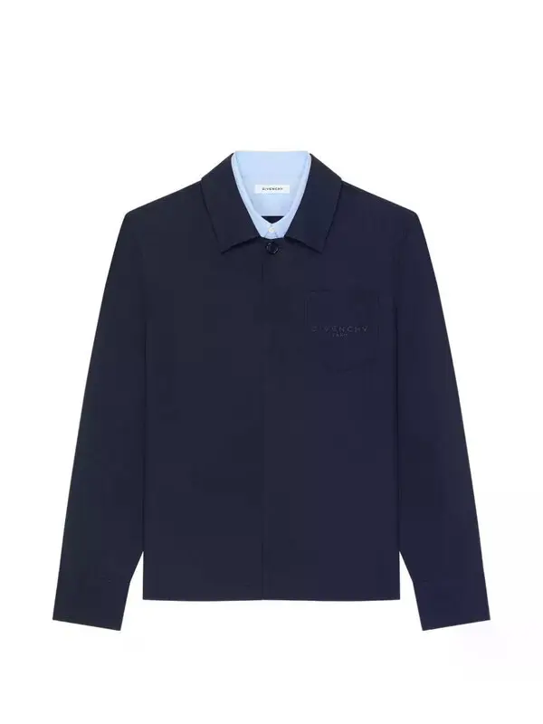 Givenchy Trompe-l'oeil Layered Shirt In Wool