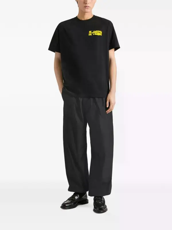 Givenchy T-shirt In Cotton With Paris Paint Print
