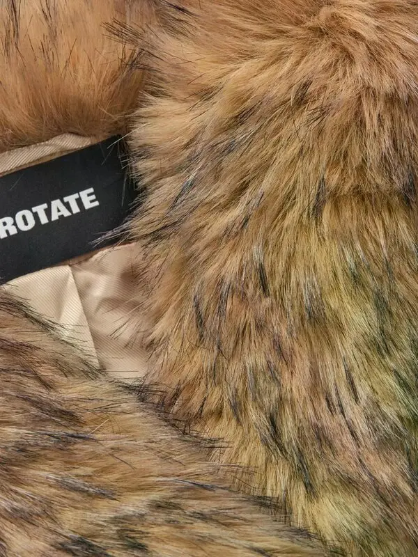 ROTATE BY BIRGER CHRISTENSEN Faux-fur Jacket