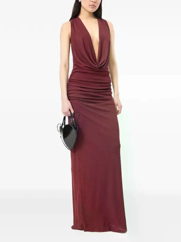 ROTATE BY BIRGER CHRISTENSEN Maxi Halterneck Dress