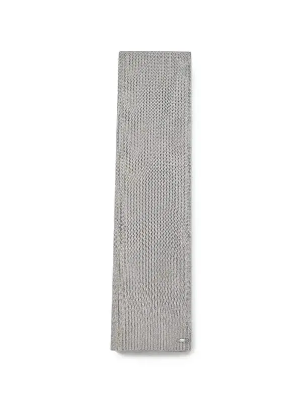 Givenchy Scarf In Wool With Pin - Grey