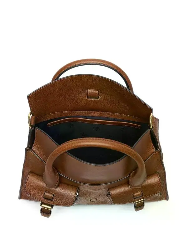 Mulberry Small Roxanne Buckled Grained-leather Shoulder Bag
