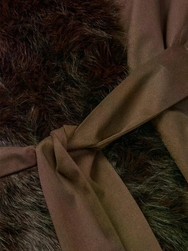 ROTATE BY BIRGER CHRISTENSEN Faux-fur Collar Jacket