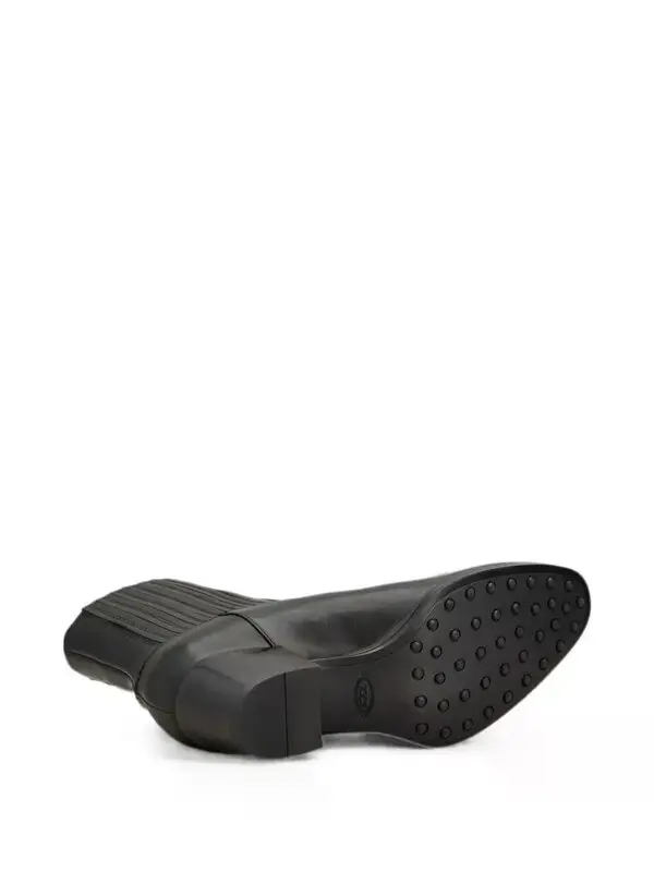 TOD'S Logo-lettering Leather Ankle Boots