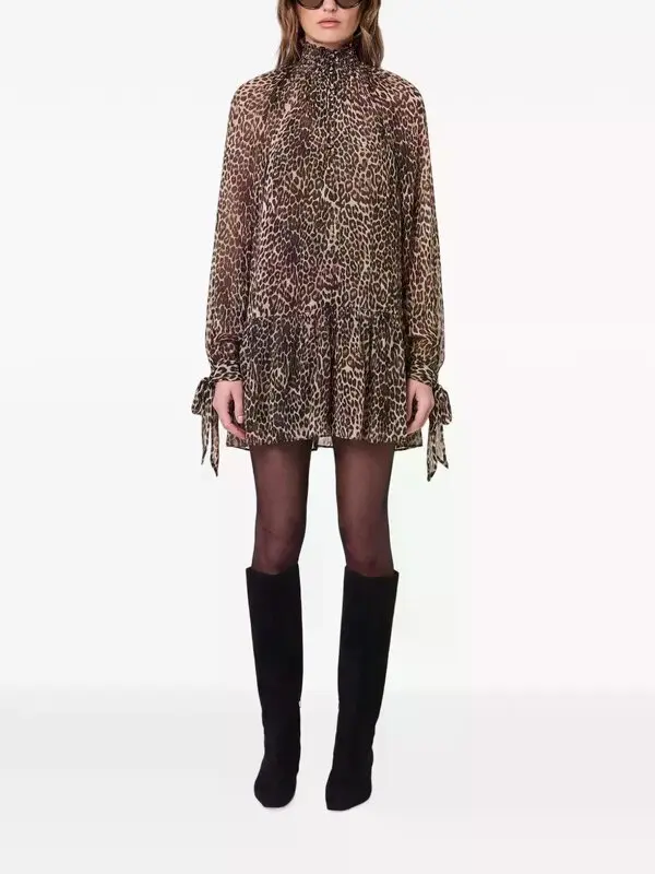 NICHOLAS Leopard-print Mini Dress
