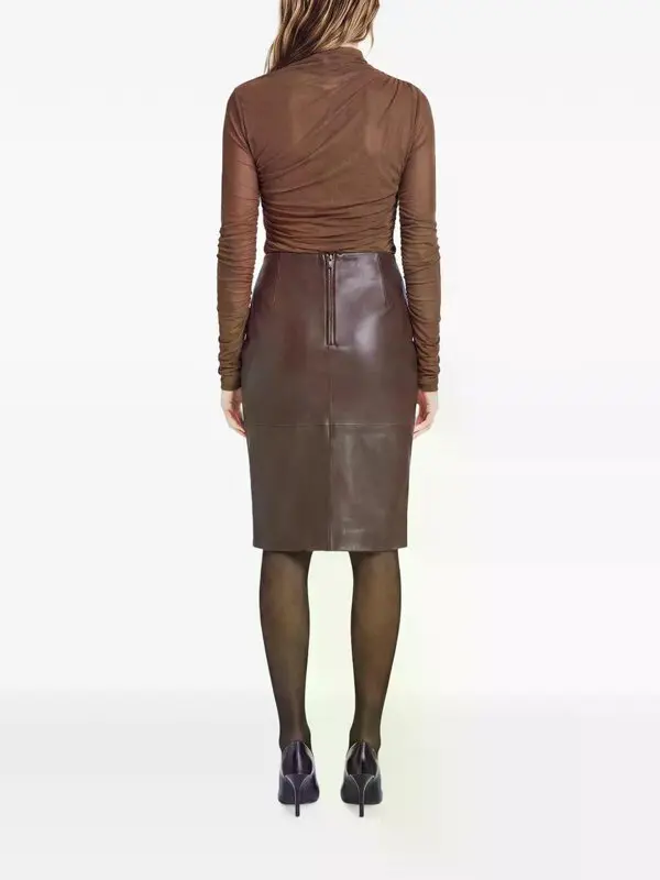 NICHOLAS Ruched Long-sleeve Top