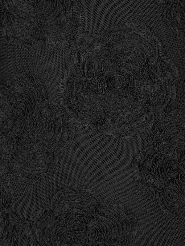 ROTATE BY BIRGER CHRISTENSEN Flower Mesh Maxi Dress
