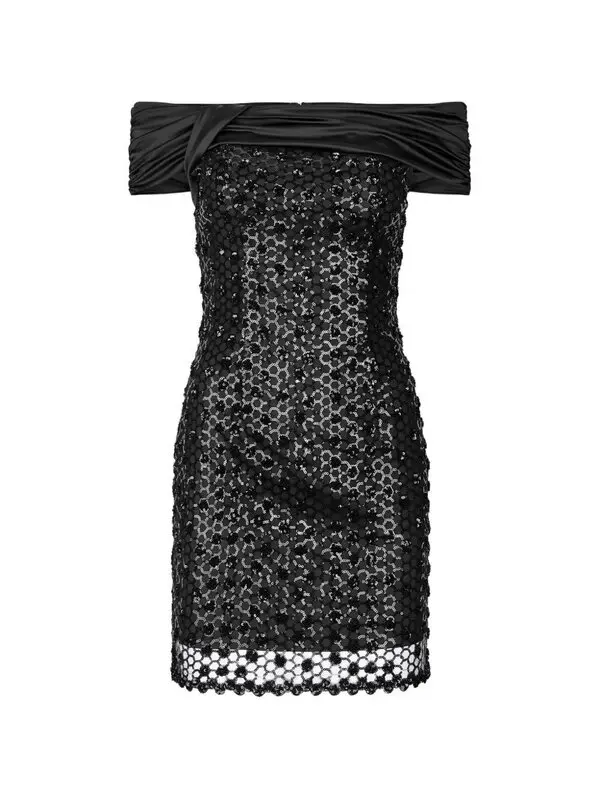 ROTATE BY BIRGER CHRISTENSEN Sequin-embellished Mini Dress