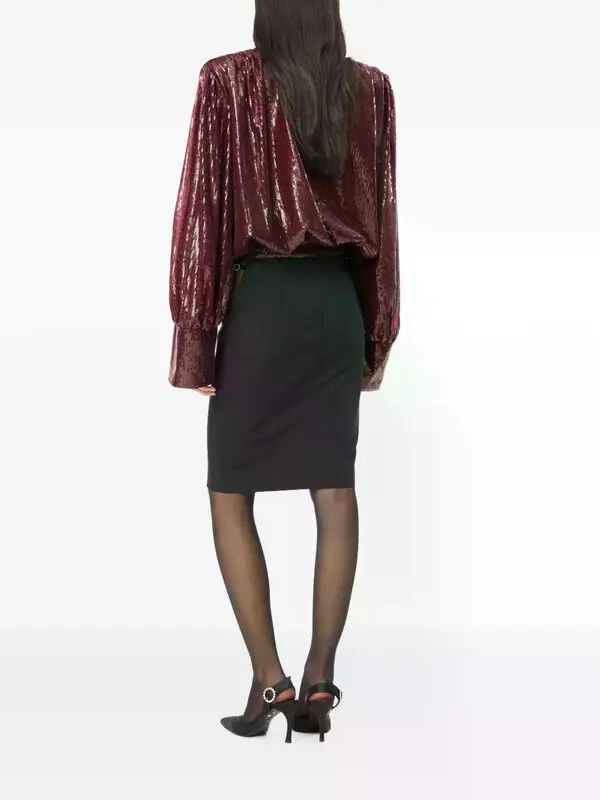 ROTATE BY BIRGER CHRISTENSEN Cut-out Midi Skirt