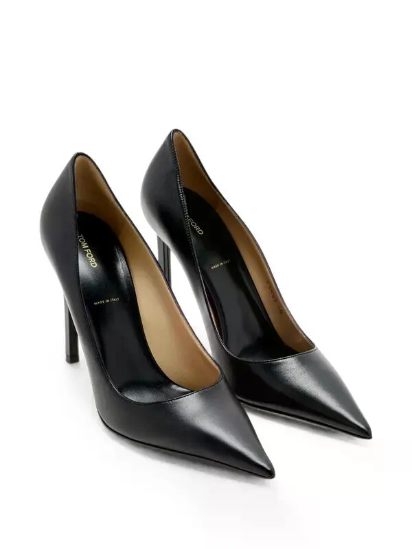 TOM FORD 105mm Shiny Leather Pumps
