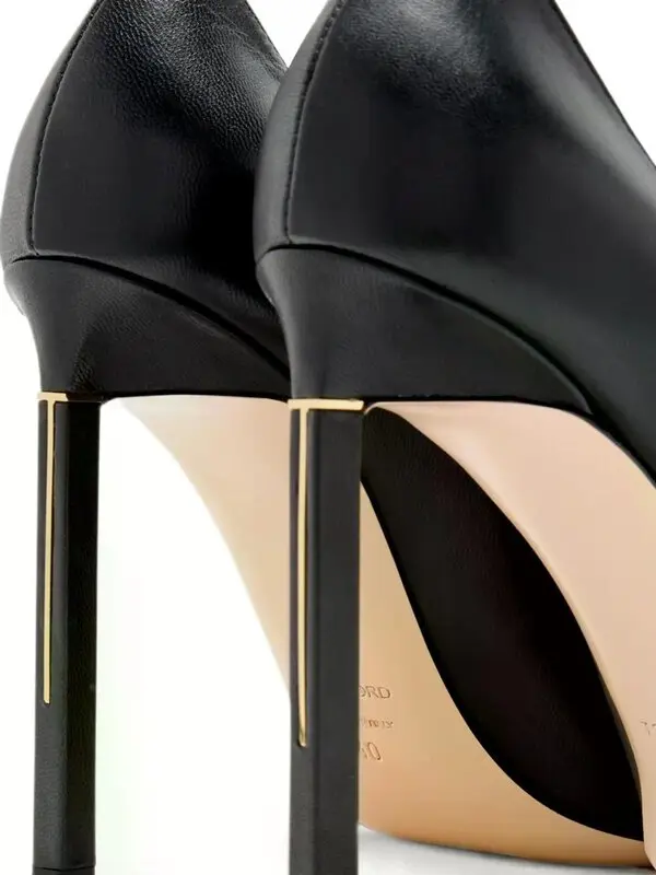 TOM FORD 105mm Shiny Leather Pumps